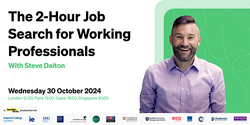 The 2-Hour Job Search for Working Professionals | Leeds University ...
