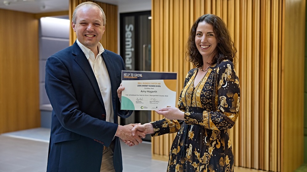 University course lights up Amy's business | Leeds University Business ...