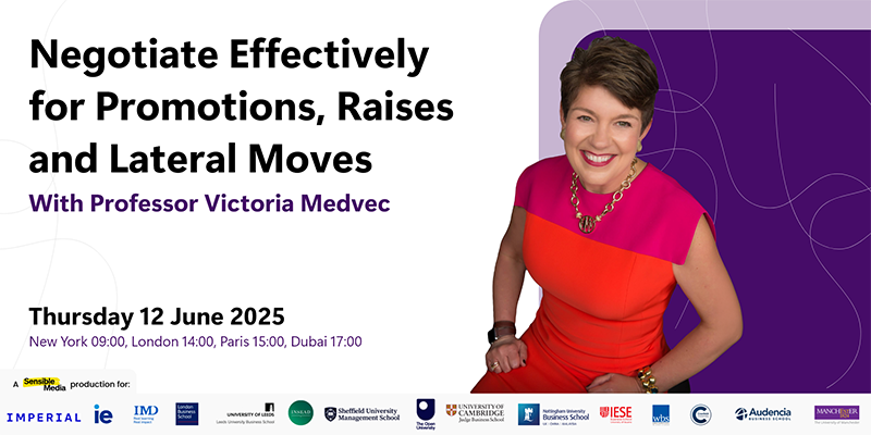 Negotiate Effectively for Promotions, Raises and Lateral Moves | Leeds ...